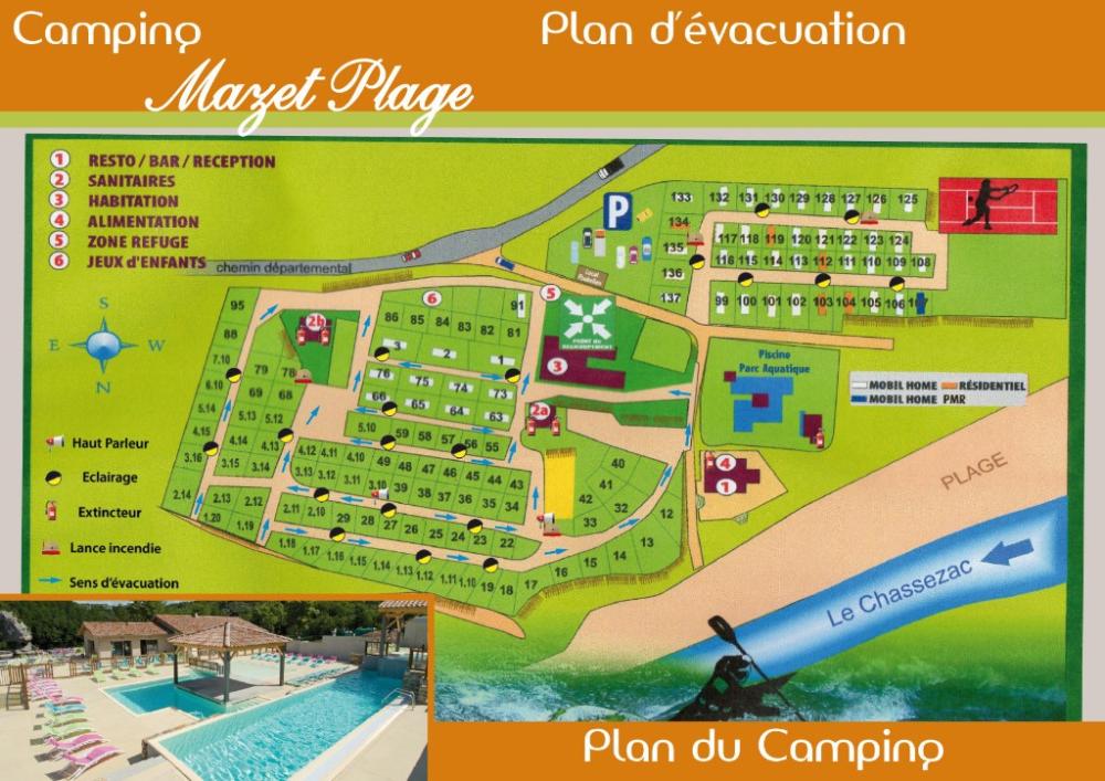 Camping Mazet plage - Ardèche